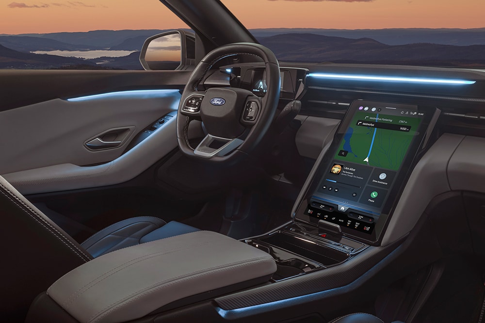 Nieuwe elektrische Ford Explorer - Interieur | Ford BE